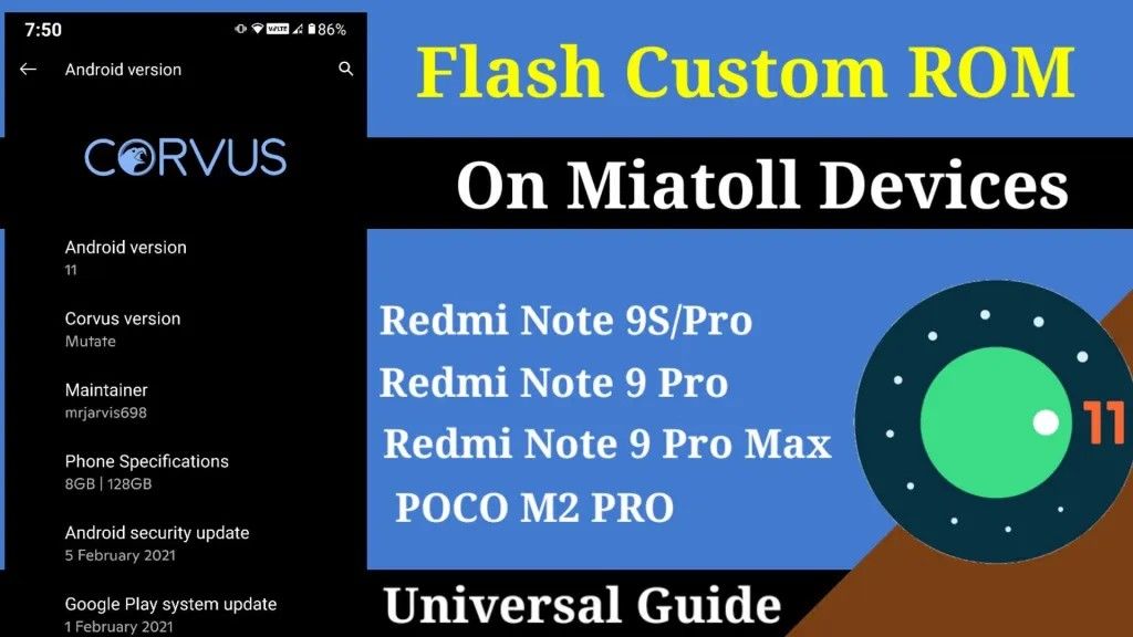 Flash Custom ROM On Miatoll Devices | Redmi Note 9 Pro.